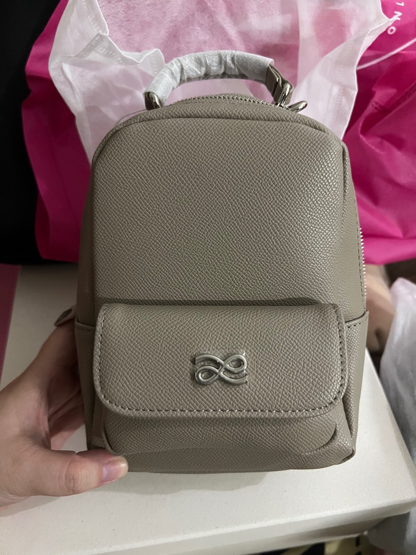 HOLB House of Little Bunny Mini Backpack Truffle, Women's Fashion, Bags ...