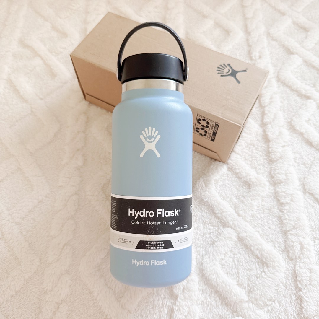 Hydro Flask 32oz Wide Flex Cap in Rain, Furniture & Home Living ...