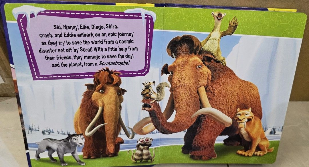 ICE age story book with figure, Hobbies & Toys, Books & Magazines ...