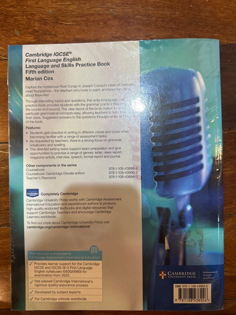 Cambridge IGCSE First language English Practice Book 5th Edition ...