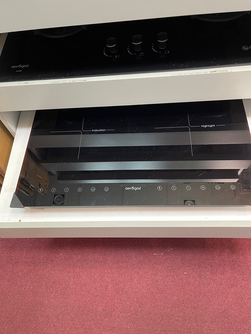 Induction + Vitro ceramic Hob showroom display set, Furniture & Home ...