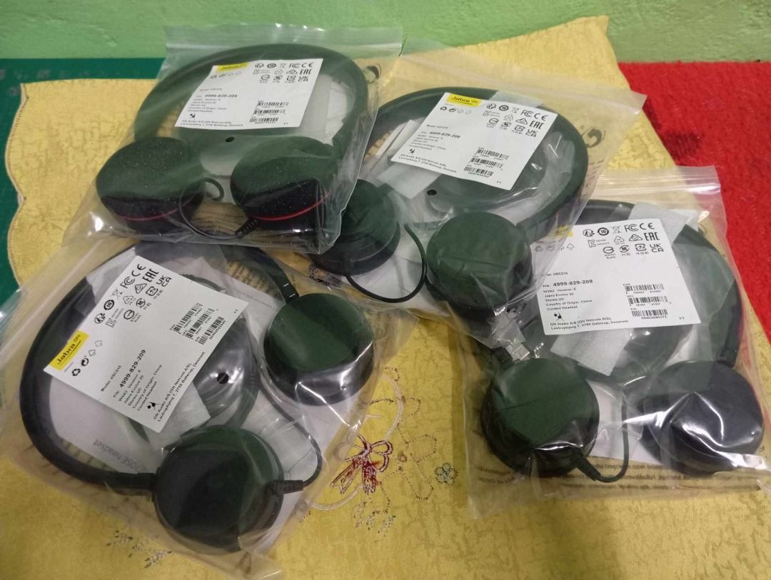 Jabra Evolve 20 UC Stereo Model HSC016 Noise Canceling USB Headset ...