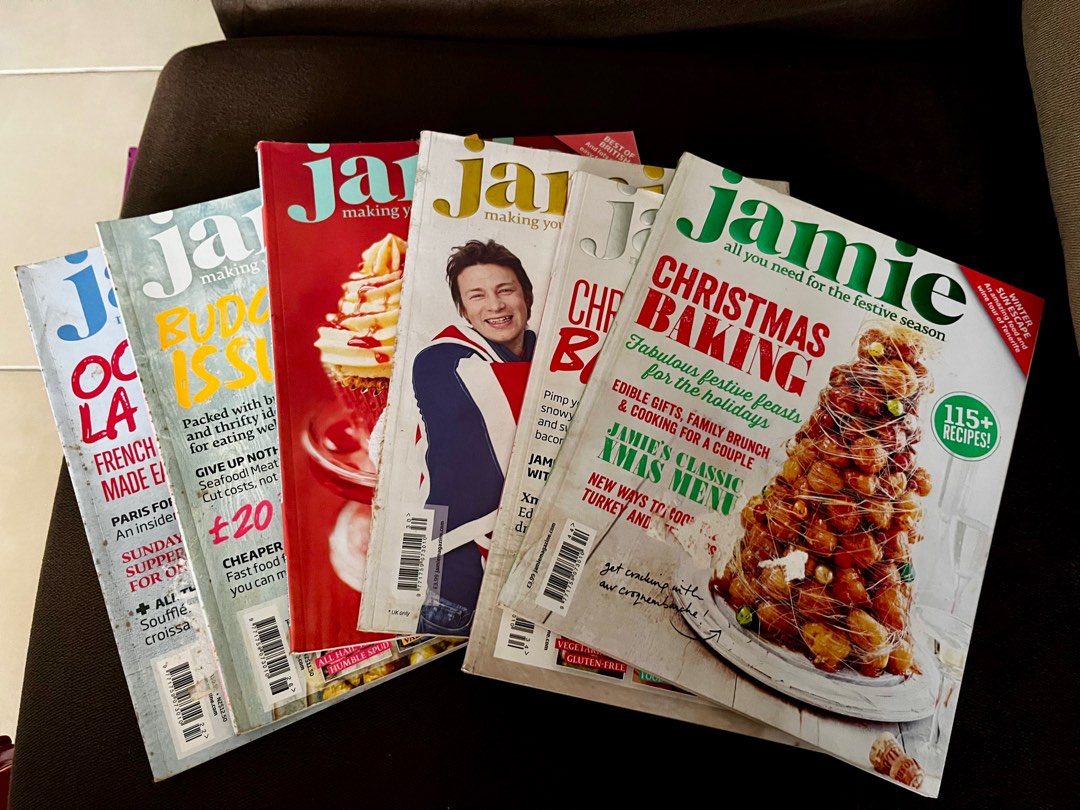 Jamie Oliver magazine cook book, Hobbies & Toys, Books & Magazines ...