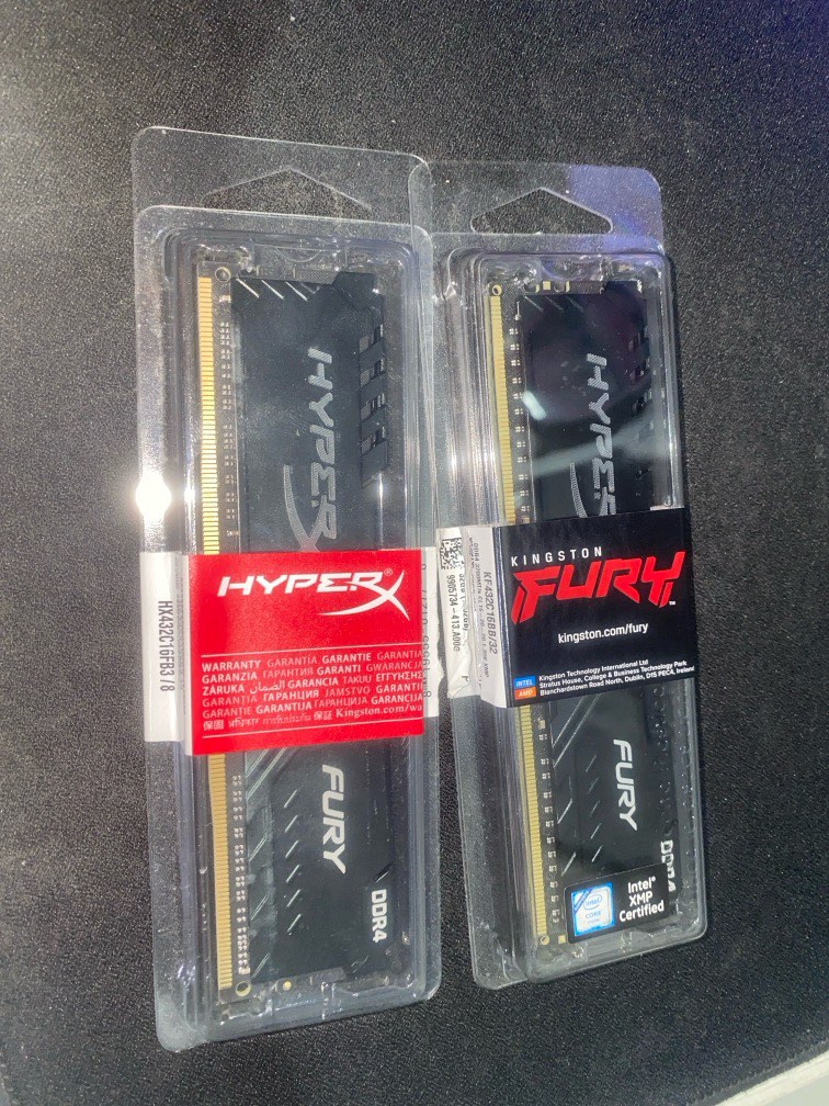 Kingston Hyper X fury Ram 8gb 3200mhz, Computers & Tech, Desktops on ...