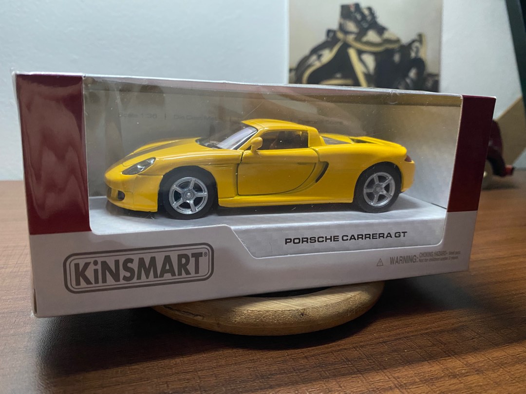 KiNSMART - Porsche Carrera GT (Yellow), Hobbies & Toys, Toys & Games on ...
