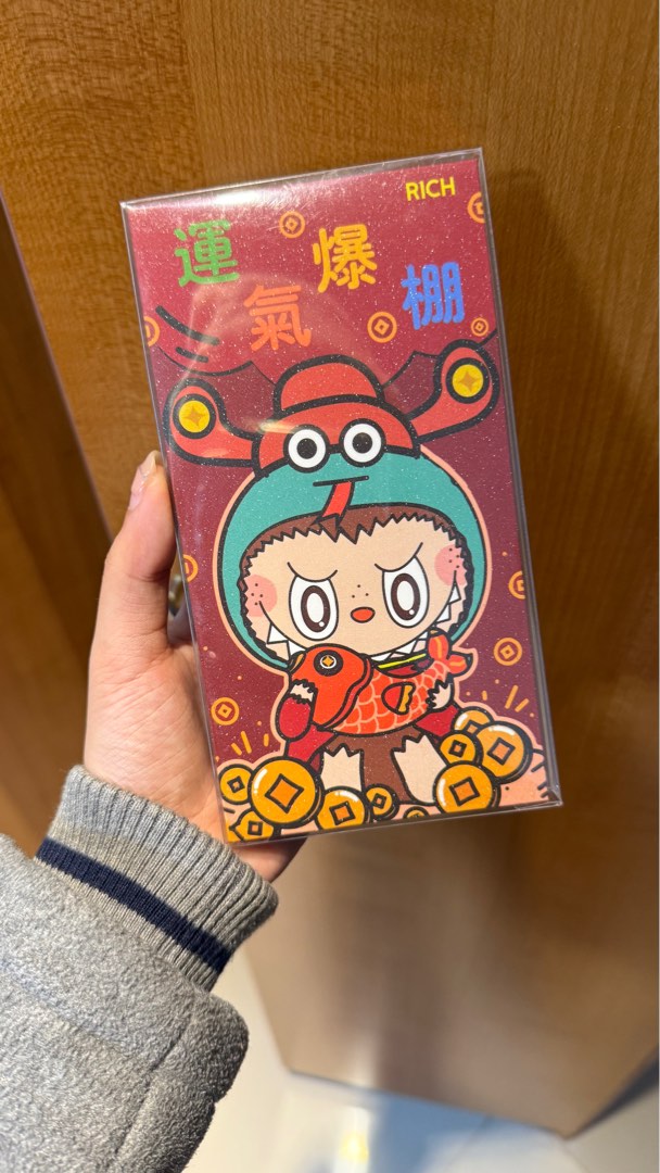 Labubu CNY Red packets, Women's Fashion, Bags & Wallets, Wallets & Card ...