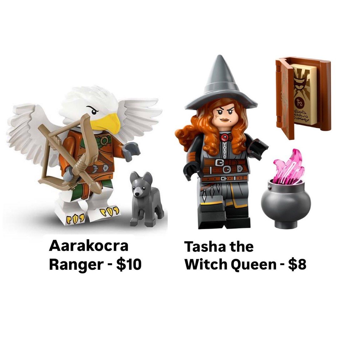 LEGO 71047 Dungeons & Dragons CMF Series - Aarakocra Ranger | Tasha the ...