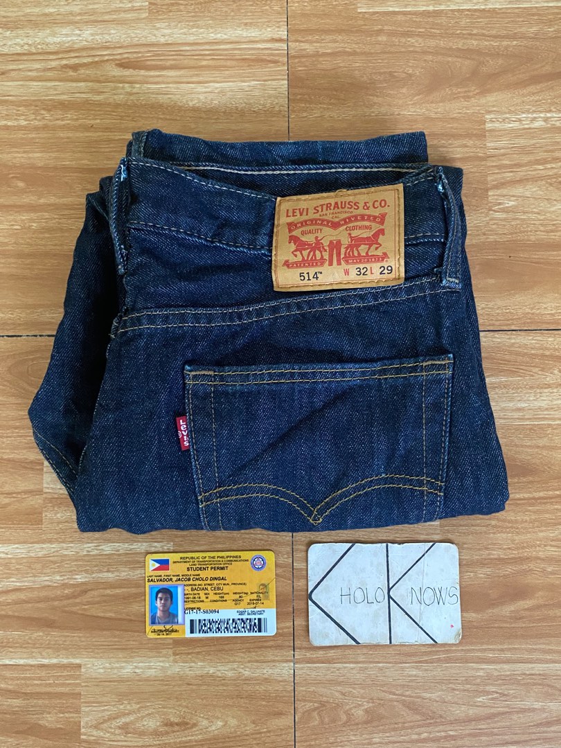 Levis 514 Tumbled Rigid Slim Fit Denim Pants, Men's Fashion, Bottoms ...