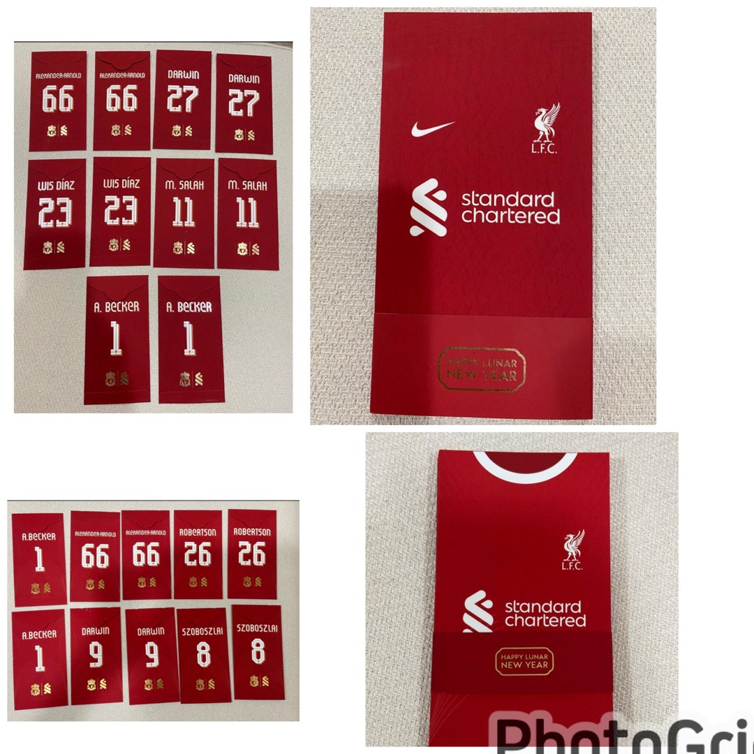 LFC Liverpool Ang Bao /Red Packets(2023/2024), Hobbies & Toys ...