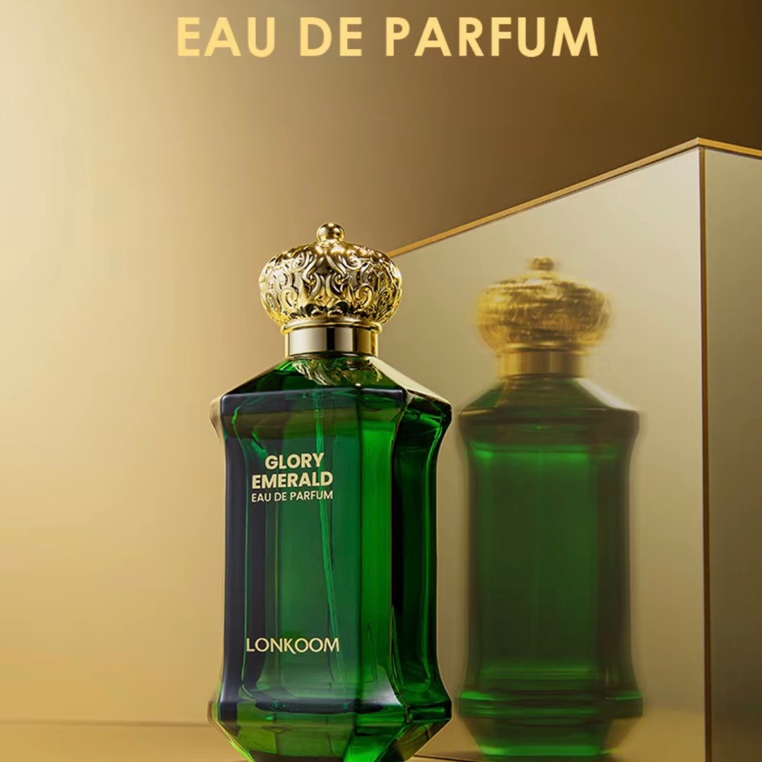 LONKOOM GLORY EMERALD EAU DE PARFUM 100ml fresh notes with Long-lasting ...