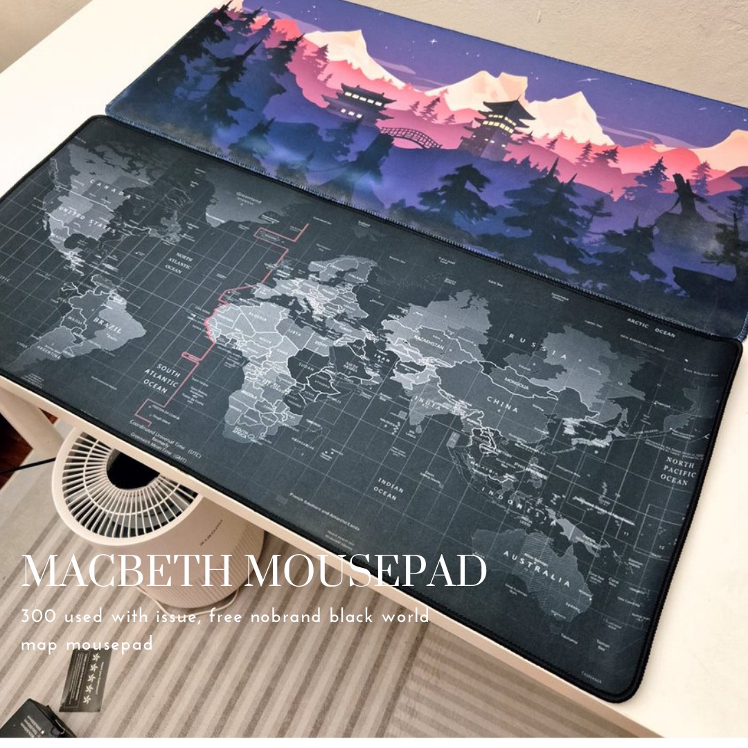 Macbeth mousepad, Computers & Tech, Parts & Accessories, Mouse ...