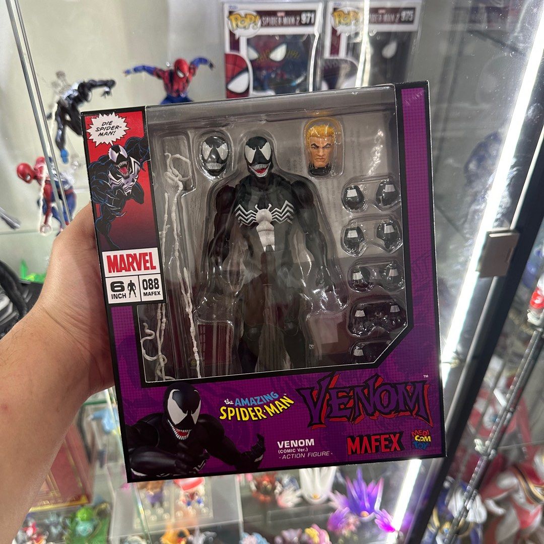 Mafex 088 Venom // Spiderman NOT SHF MEZCO MARVEL LEGENDS, Hobbies ...