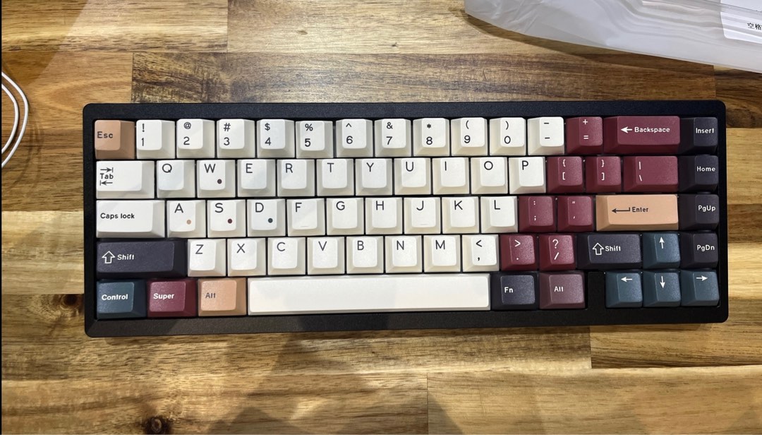 MASH Mechanical Keyboard 61 keys Silent Tactile, Hush Pink, Computers ...