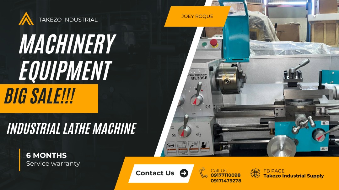 Medium Lathe Machine, Commercial & Industrial, Construction Tools ...
