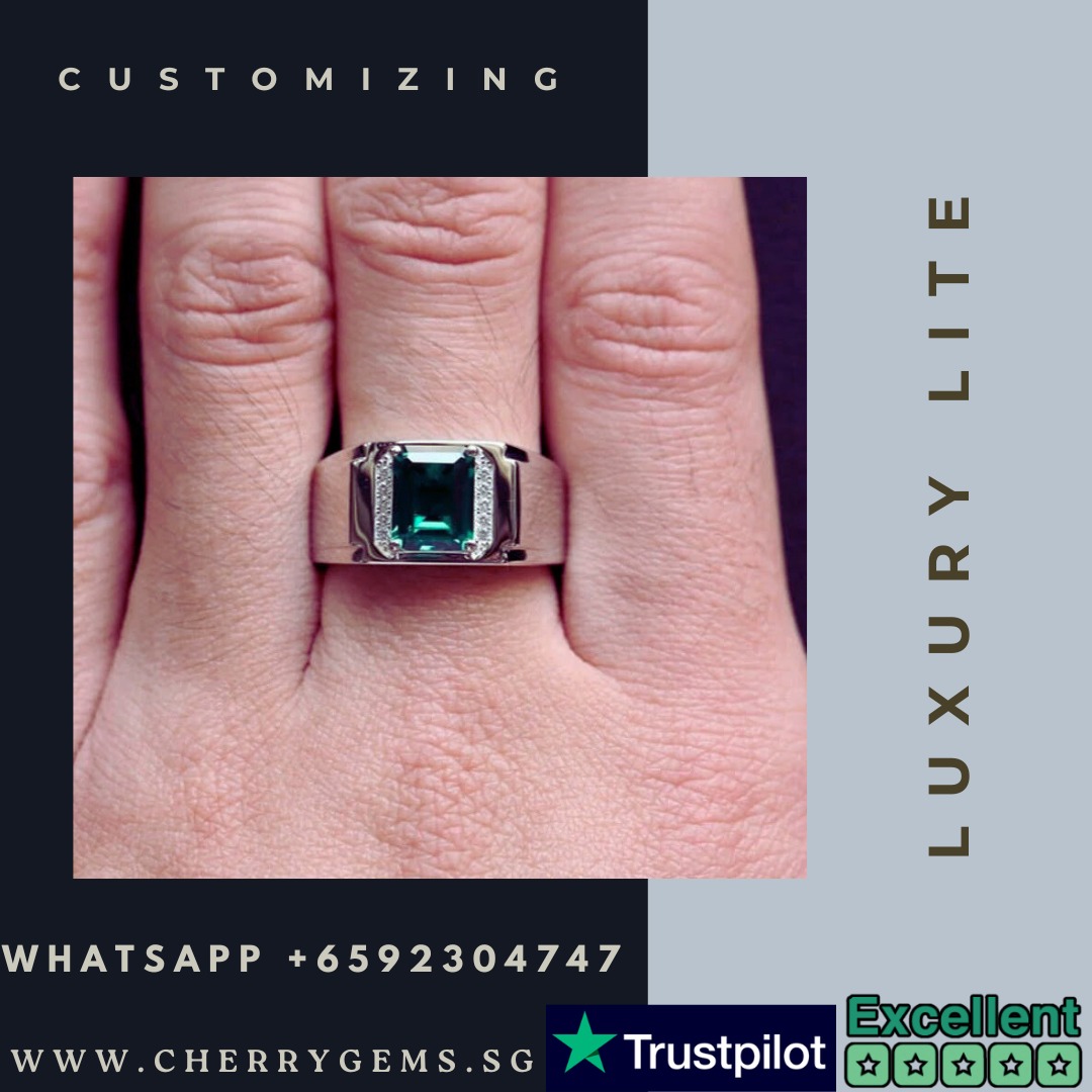 2025-Men's Luxury Lite - PM with your US ring size to customize with your options. Gems/Metal ...