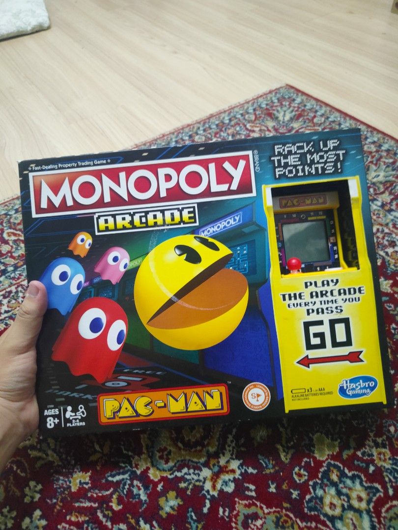 Monopoly Arcade Pac-Man, Hobbies & Toys, Toys & Games on Carousell