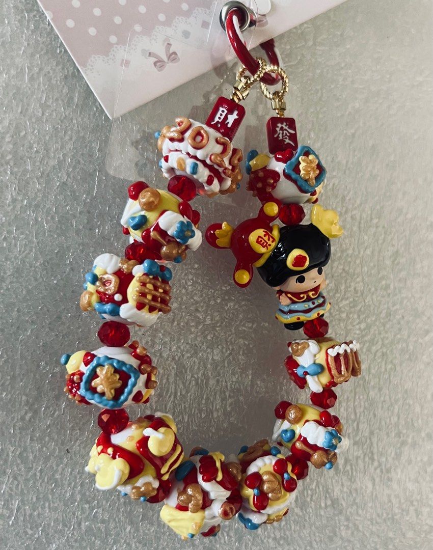 New genuine popmart Dimoo Chinese new year theme fortune god pop bean ...