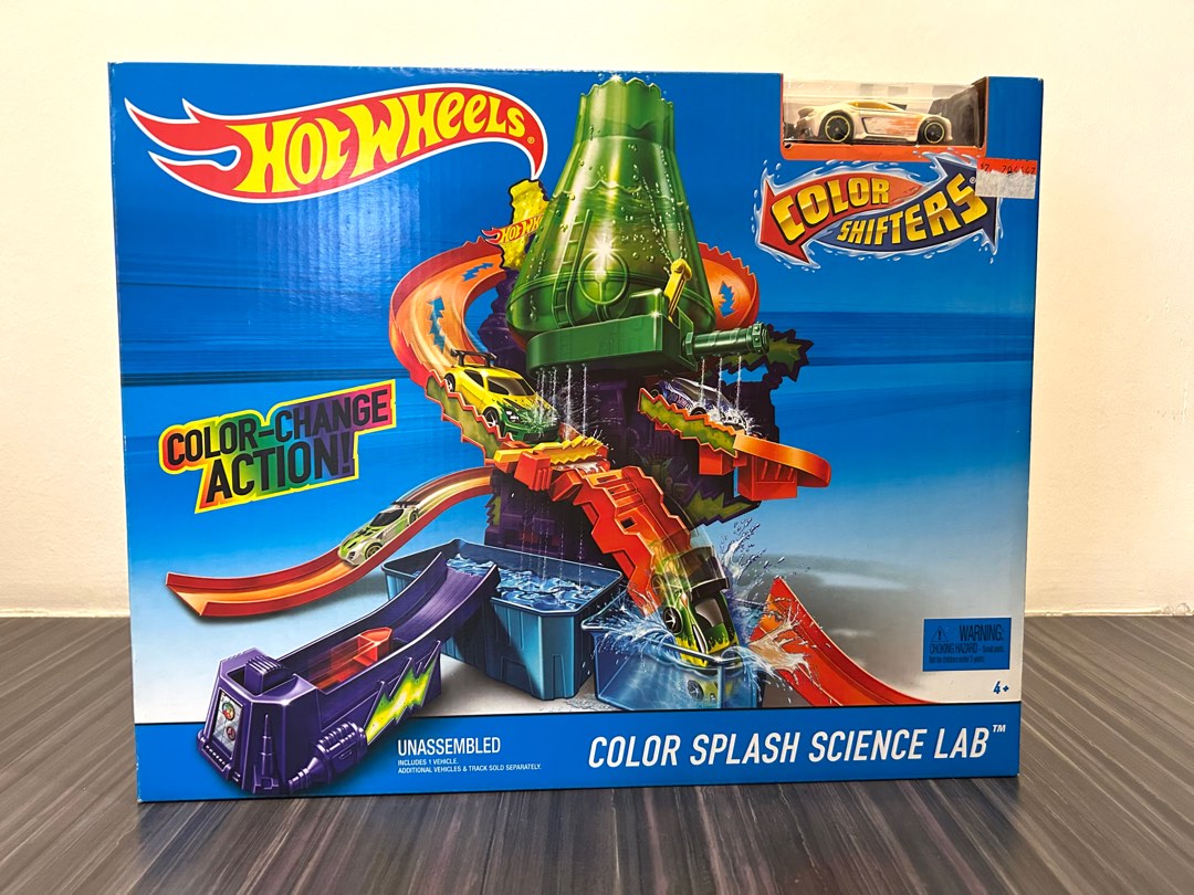 NEW Hot Wheels Color Splash Science Lab, Hobbies & Toys, Toys & Games ...
