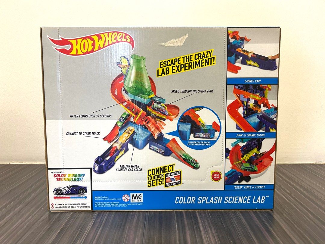 NEW Hot Wheels Color Splash Science Lab, Hobbies & Toys, Toys & Games ...