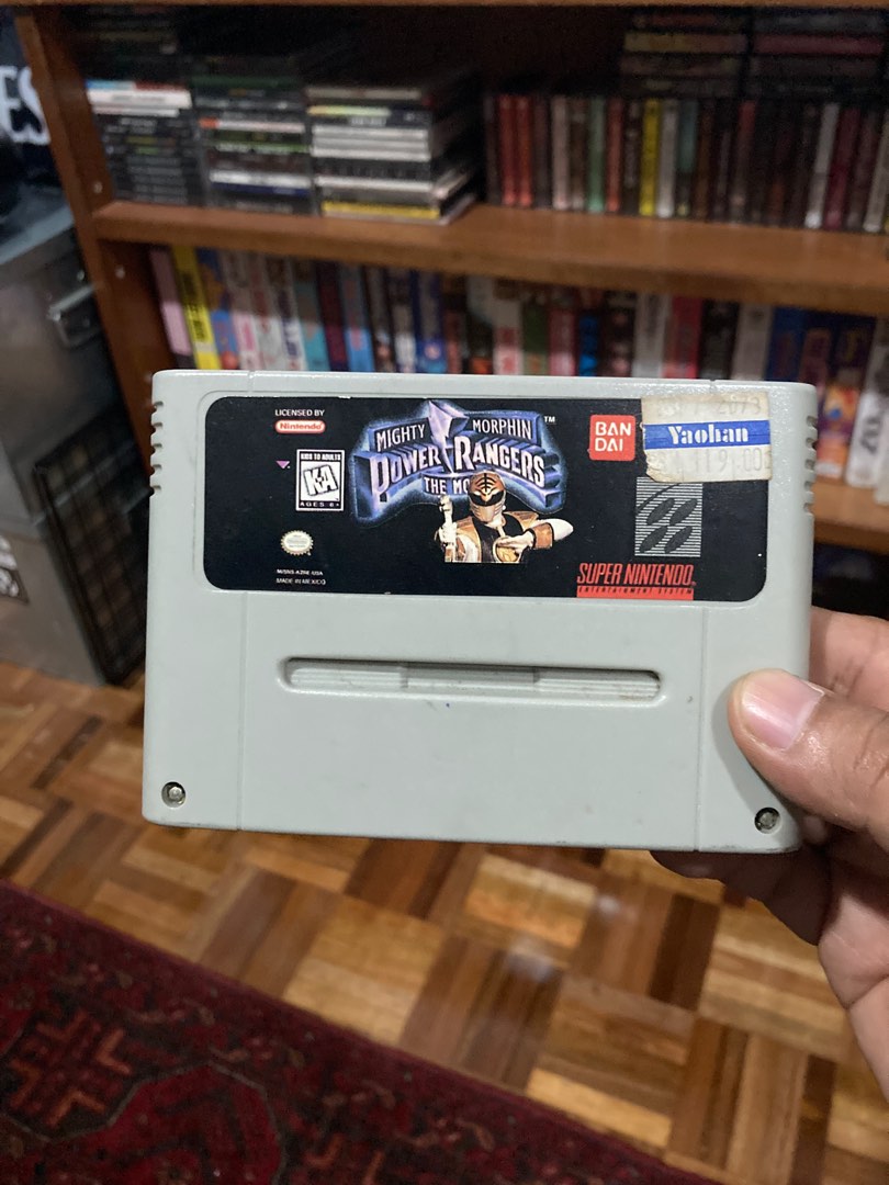 Nintendo Super Famicom Mighty Morphin Power Rangers The Movie Game ...