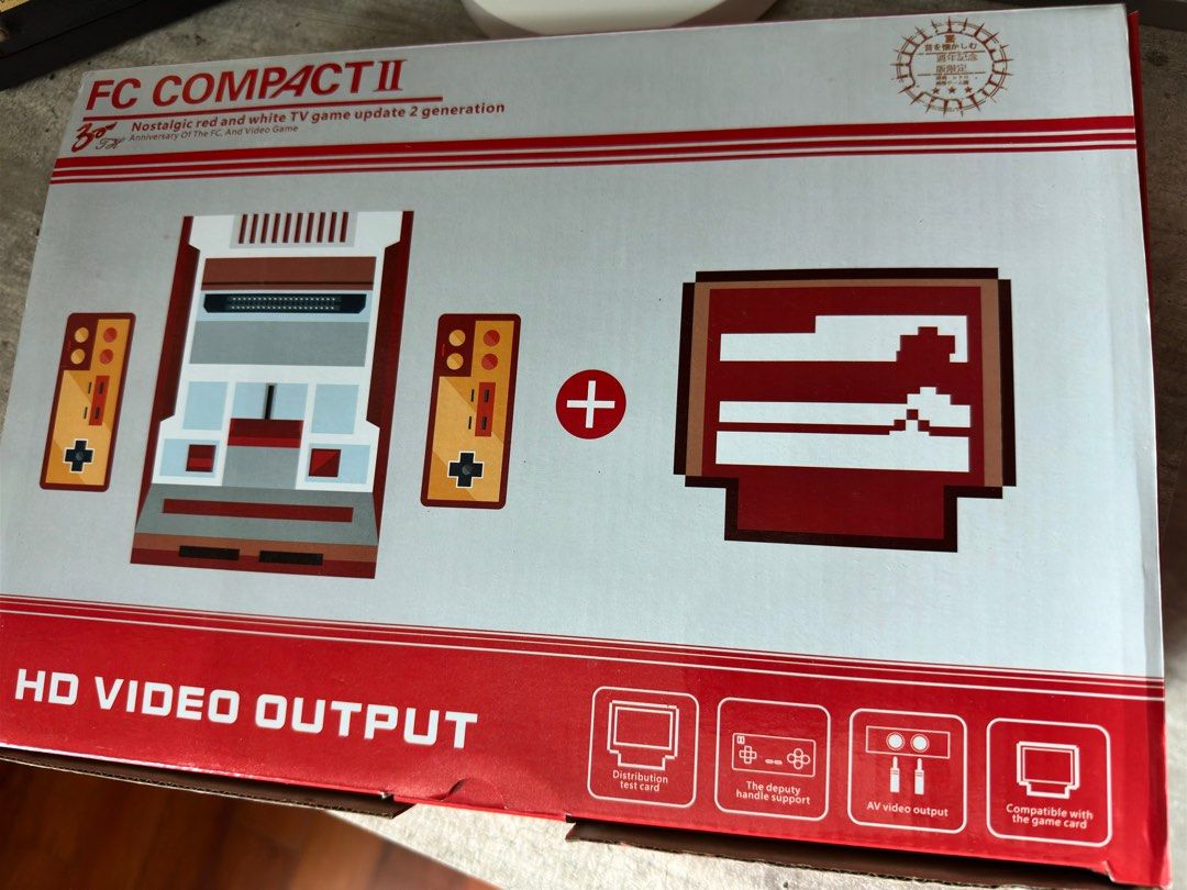 Old-school Game Console FC Compact Family Video Game Console, Video ...