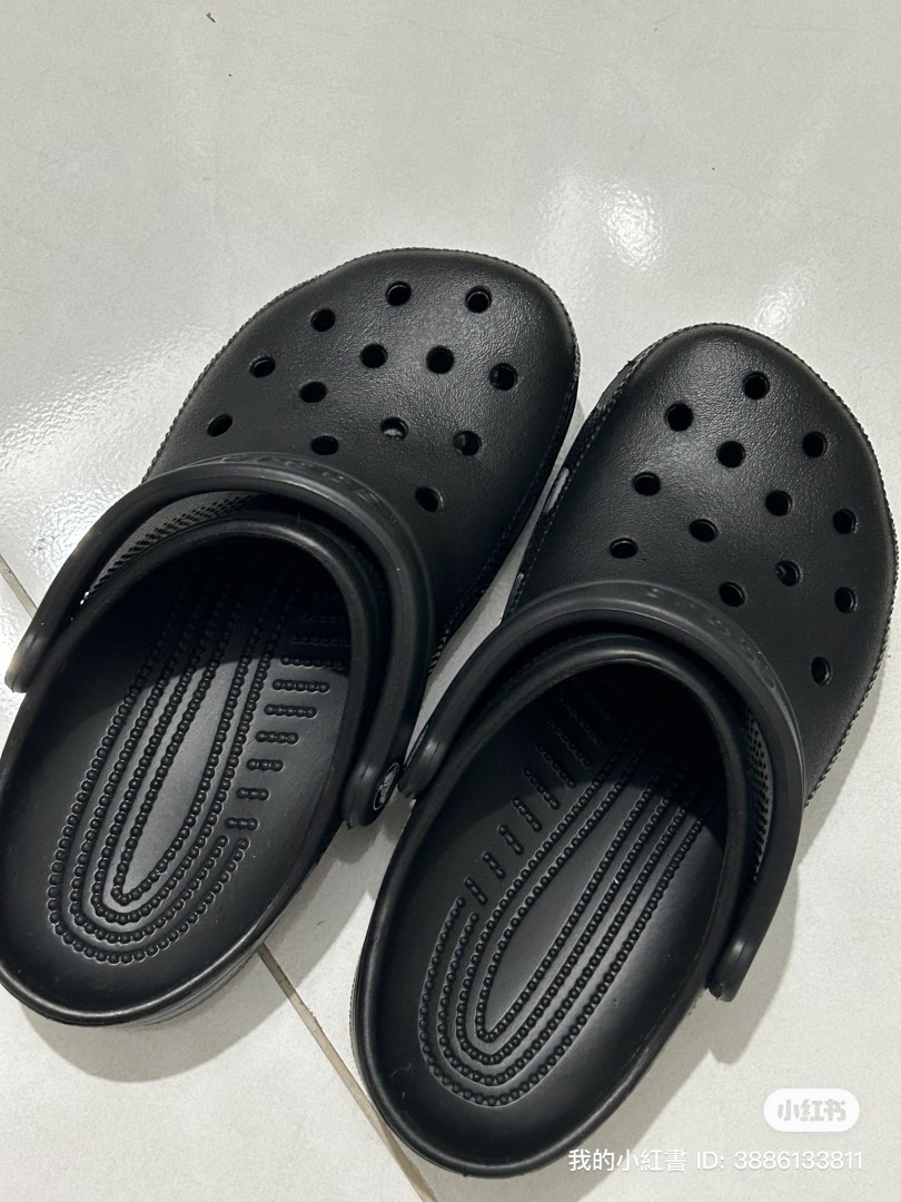 Original Crocs classic black brand new, Women's Fashion, Footwear ...