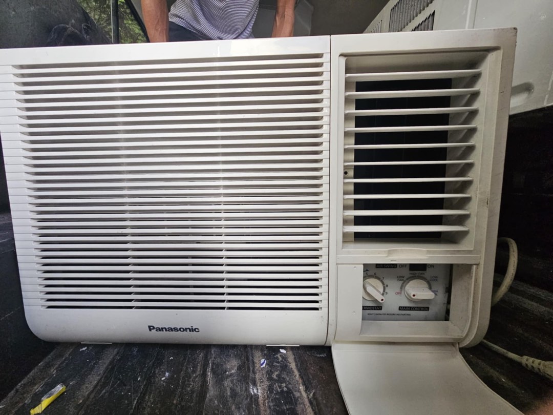 Panasonic 1HP Window-Type Air Conditioner (Non-Inverter), TV & Home ...