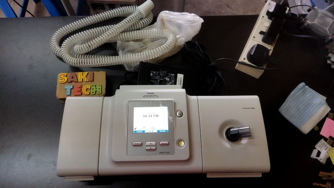 Philips bipap A40 Respironics, Health & Nutrition, Assistive ...