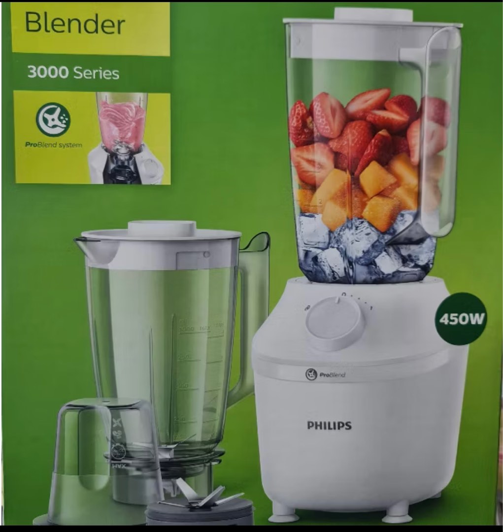 Philips Blender 3000 Series, ProBlend System, 1.9L Maximum Capacity ...