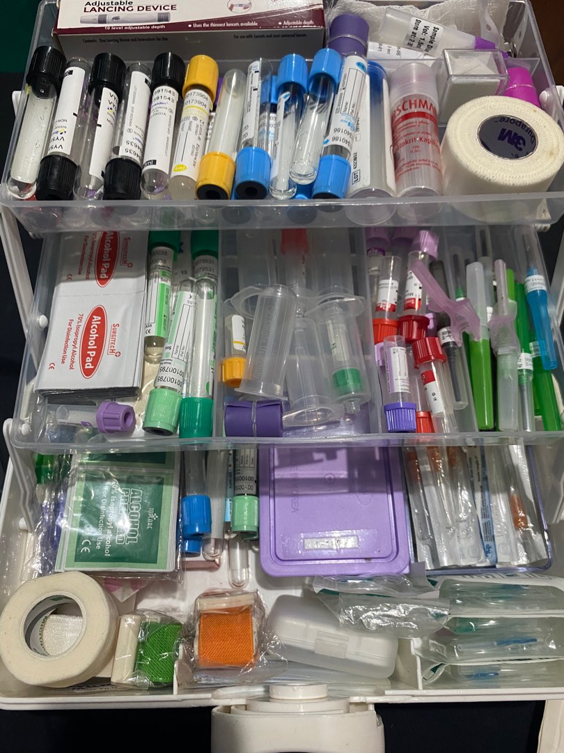 Phlebotomy Kit Supplies, Health & Nutrition, Medical Supplies & Tools ...