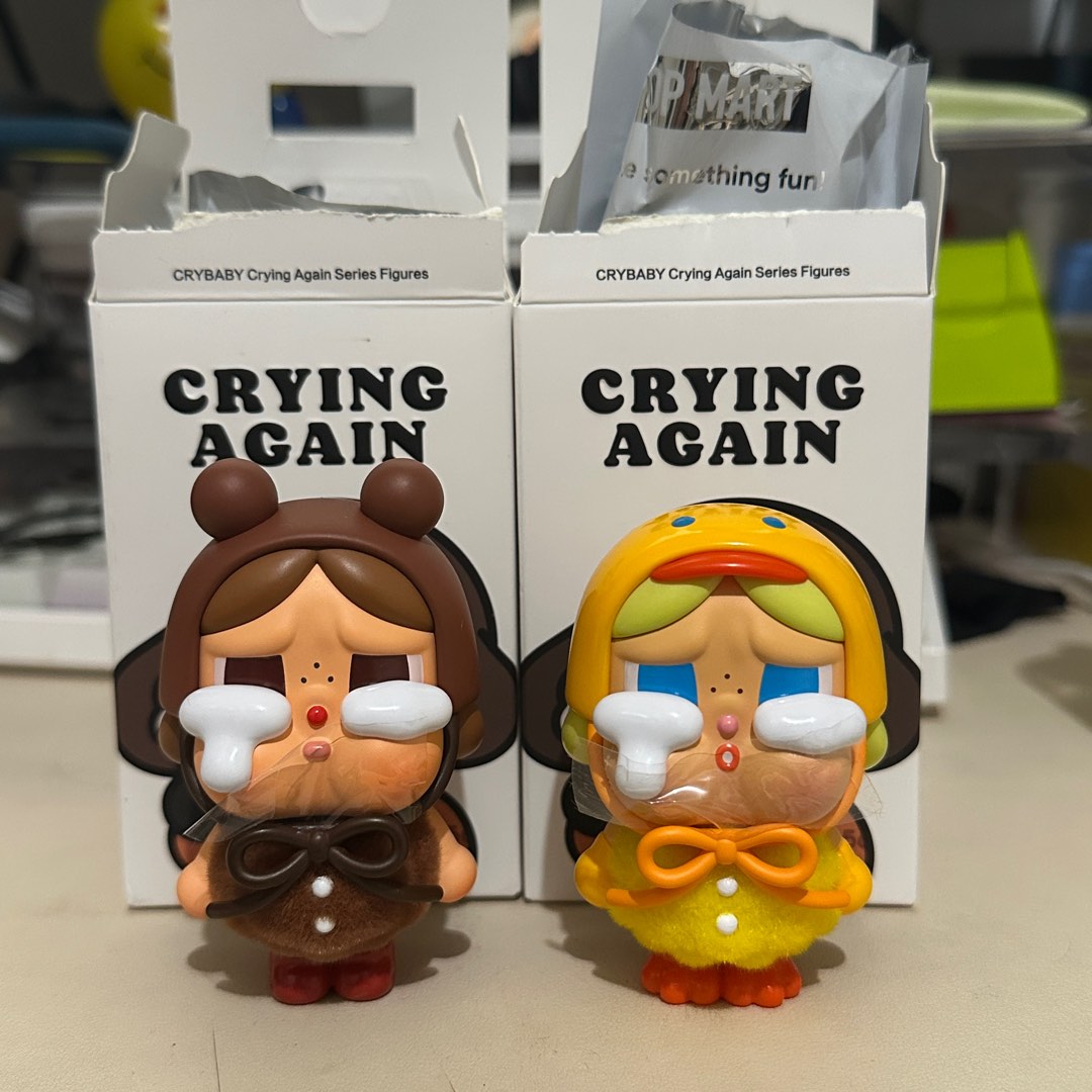 Pop Mart Cry Baby Crying Again, Hobbies & Toys, Toys & Games on Carousell