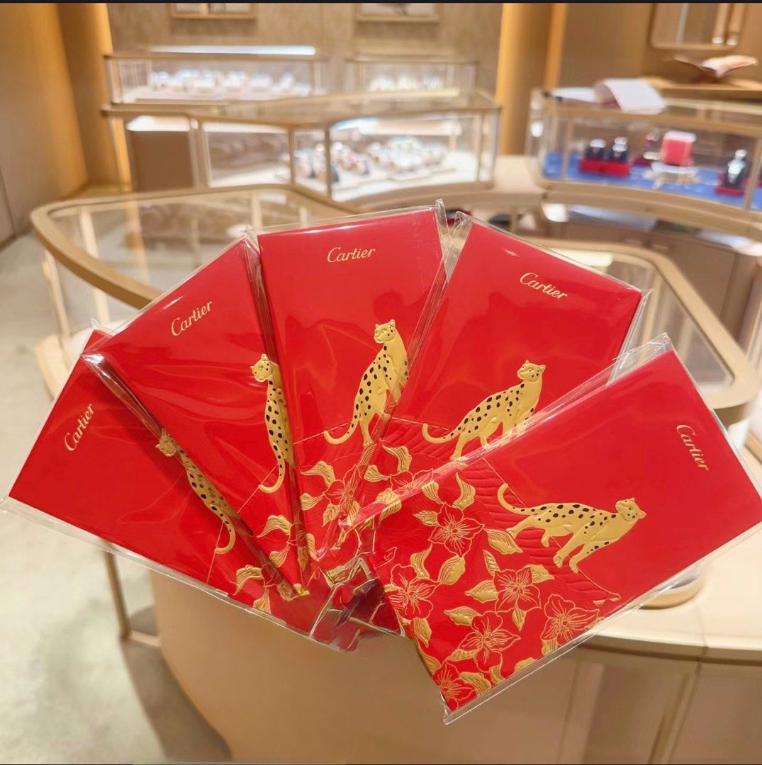 [pre-order] Cartier 2025 Year of Snake Red Packet (10pcs), Luxury ...