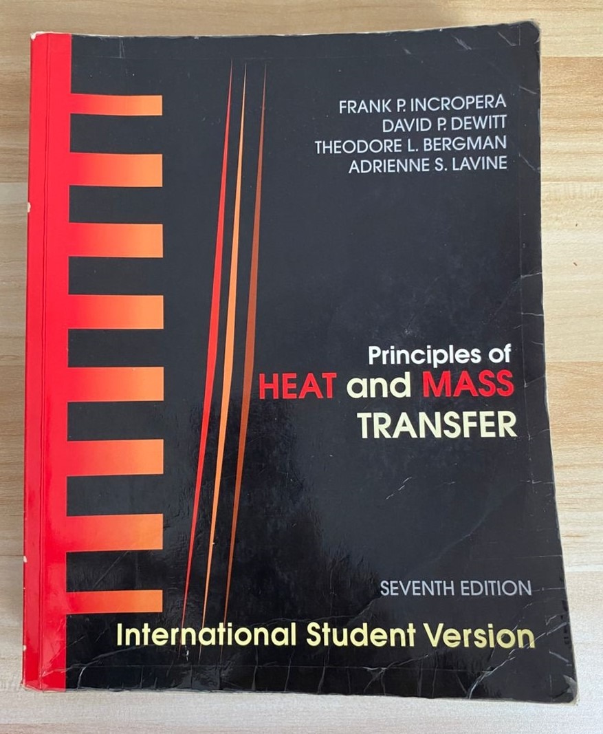 Principles of HEAT and MASS TRANSFER 7th Edition, Hobbies & Toys, Books ...