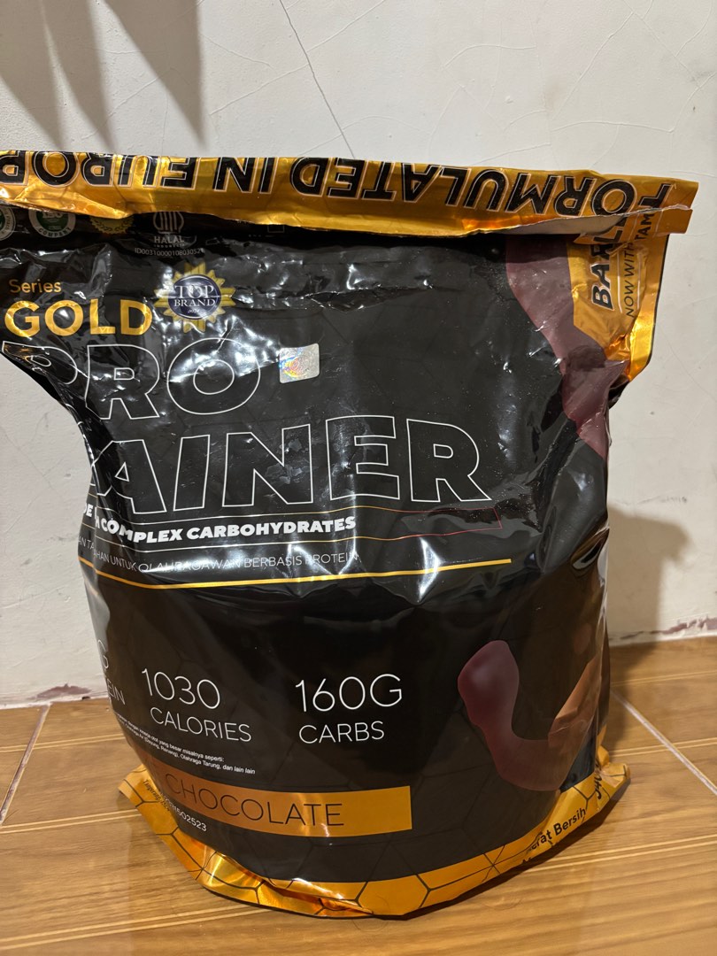 pro gainer muscle first, Makanan & Minuman, Makanan Instan di Carousell