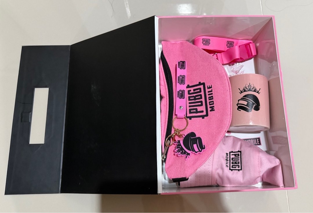 PUBG MOBILE x BLACKPINK Limited Fan Merchandise Box All Authentic ...