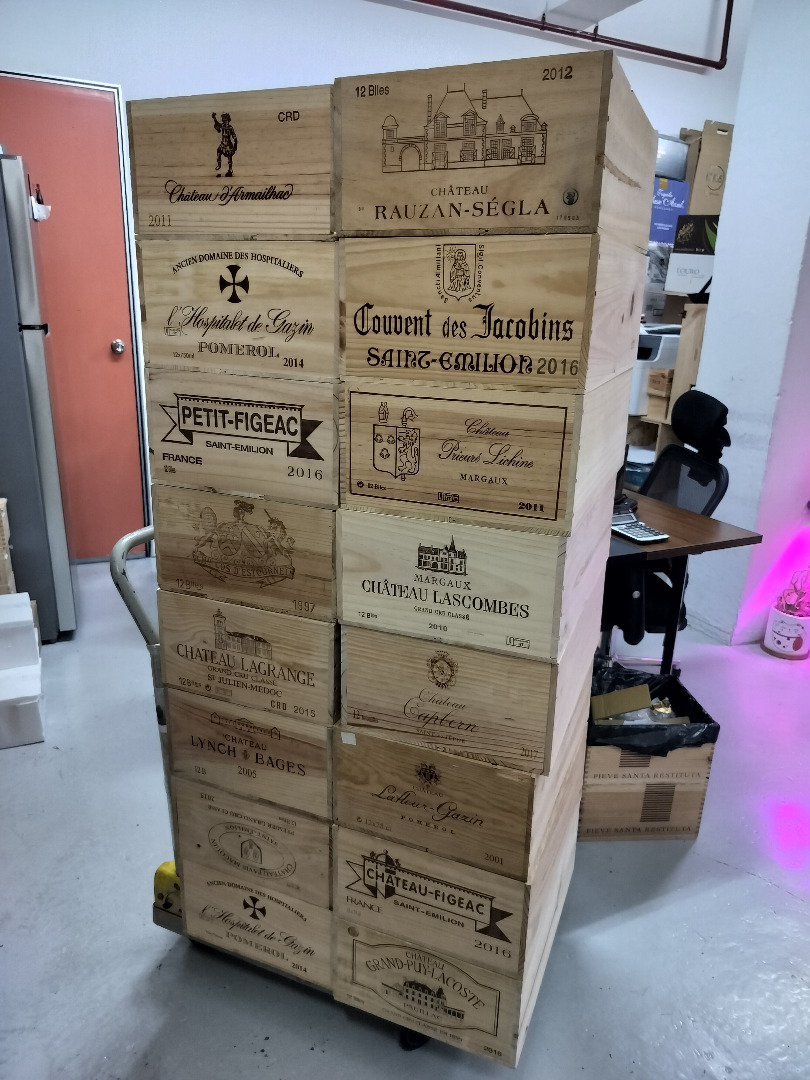 Refurbished Wine Crates / Original Wine Crate (OWC) / Wine Box / Wooden ...