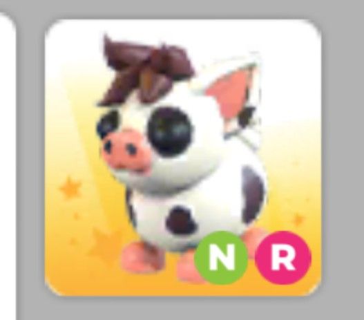 Roblox Adopt Me Neon Ride Mini Pig Adopt Me NR Mini Pig, Video Gaming ...