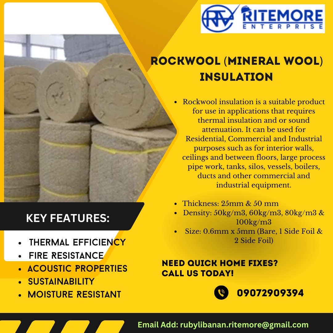 ROCKWOOL BLANKET INSULATION, Commercial & Industrial, Construction ...