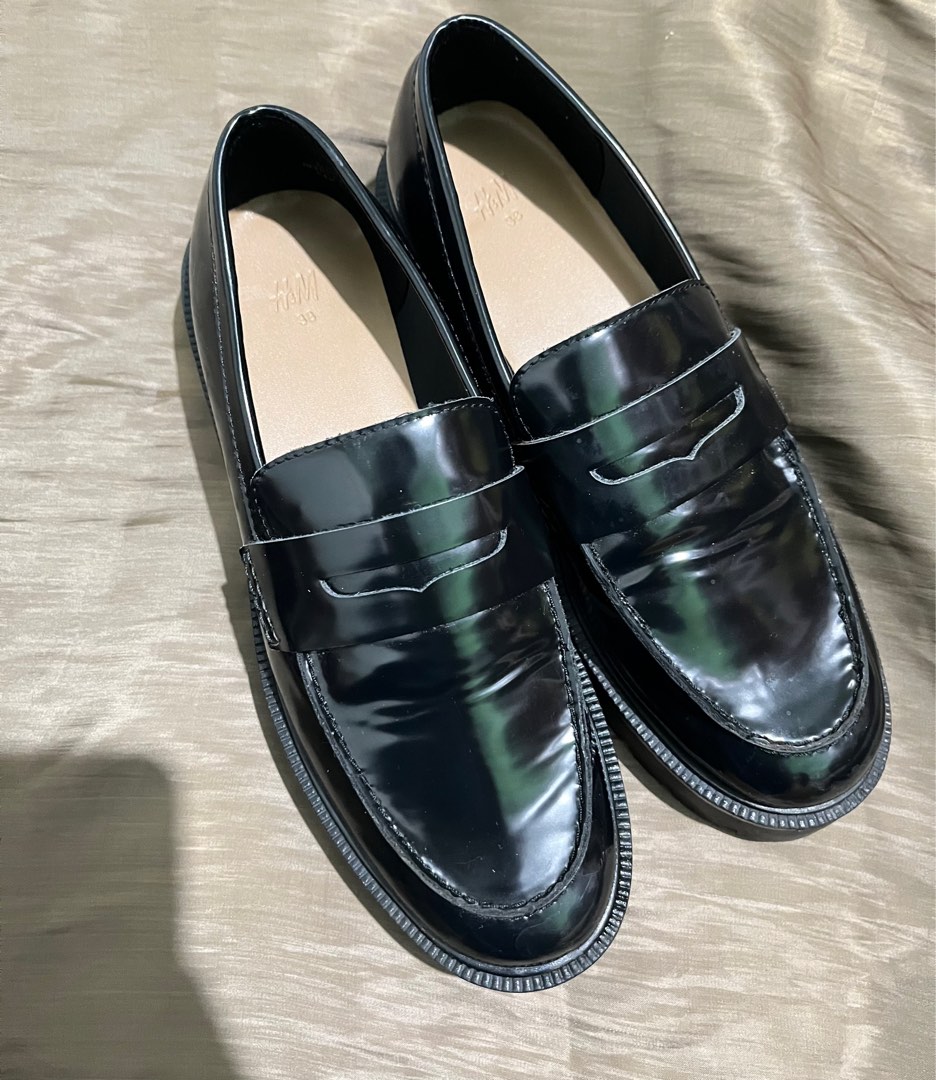 Sepatu H&M Chunky Loafer, Fesyen Wanita, Sepatu di Carousell