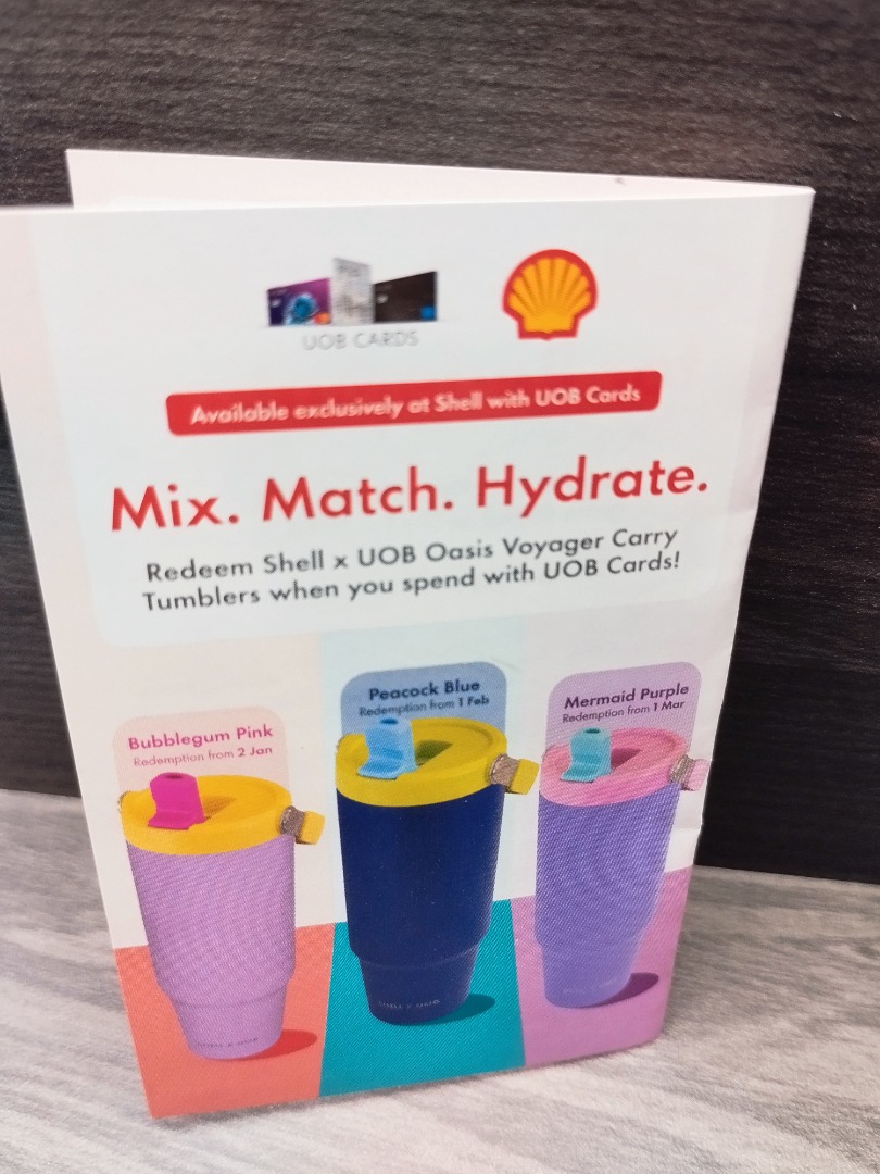 Shell UOB Stickers - Water Bottle, Tickets & Vouchers, Vouchers on ...