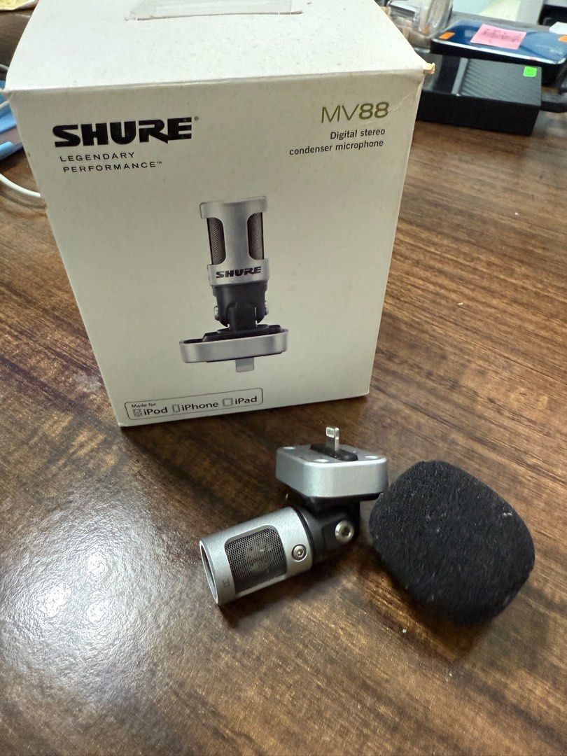 Shure MV88 (lightning connector, plug n use), Audio, Microphones on ...