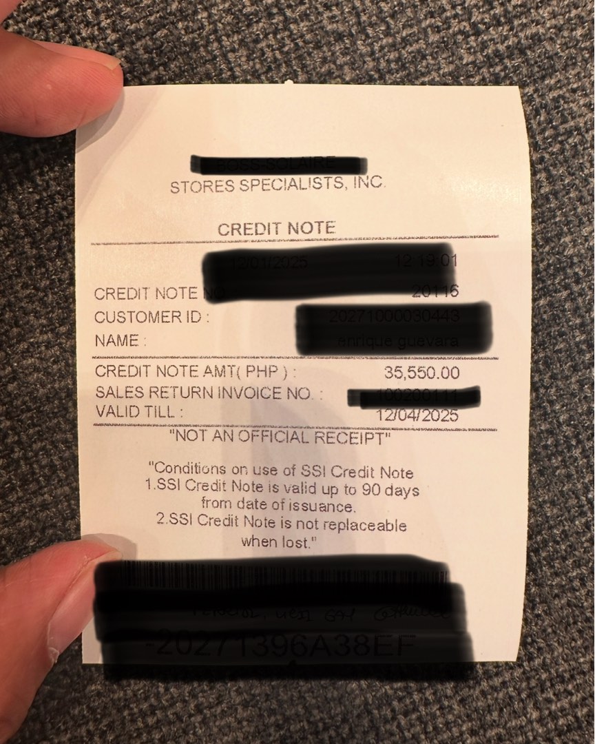 SSI Store Credits, Tickets & Vouchers, Store Credits on Carousell