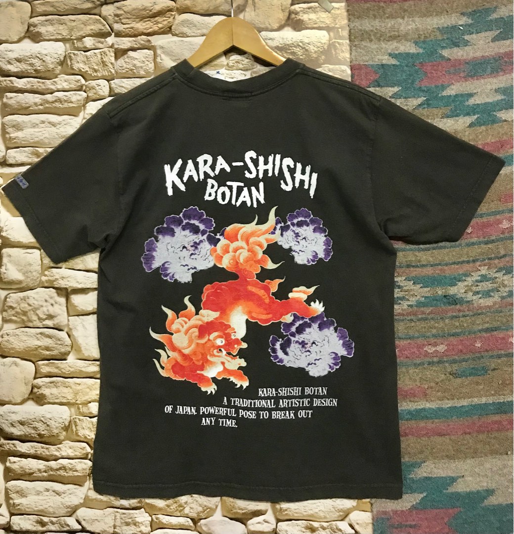 Sun surf Hawaiian Legend Kara-Shishi Botan, Men's Fashion, Tops & Sets ...