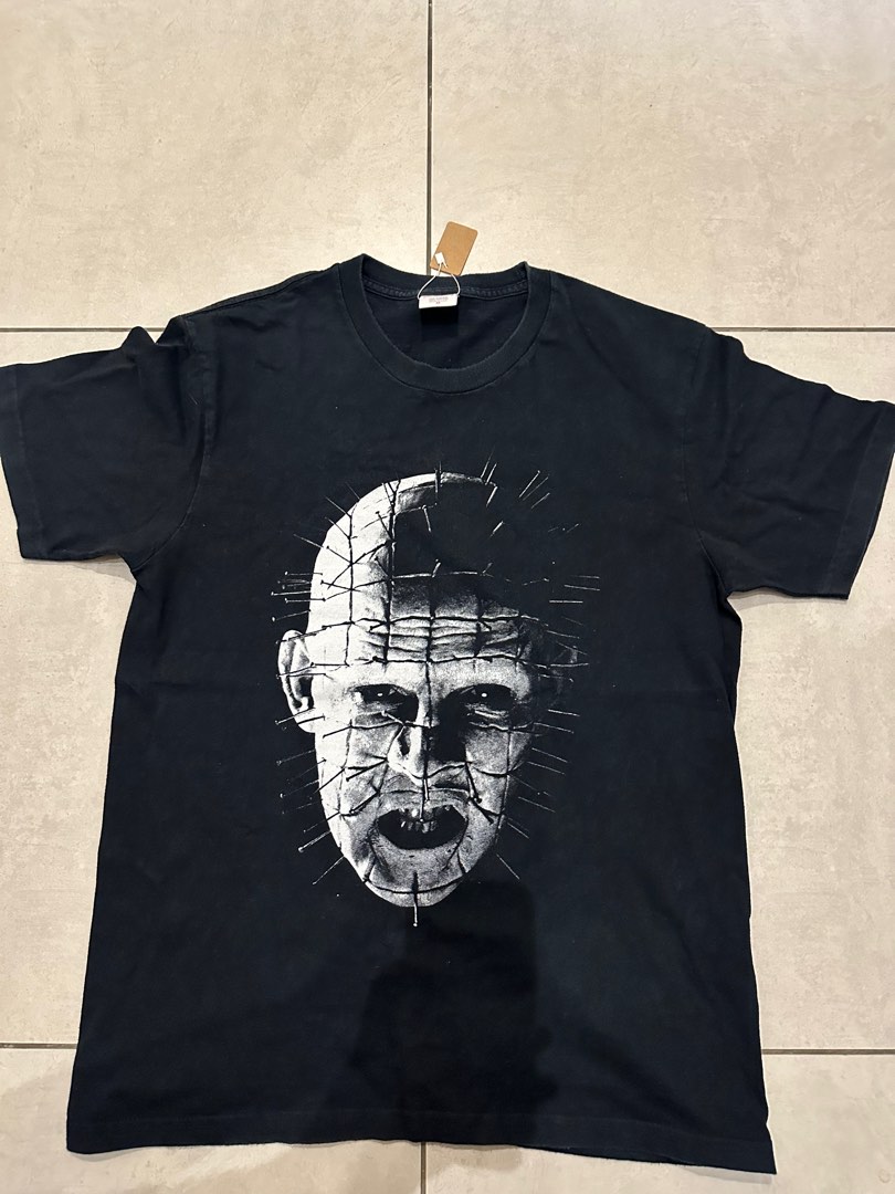Supreme Hellraiser Pinhead Tee Black, Men's Fashion, Tops & Sets ...