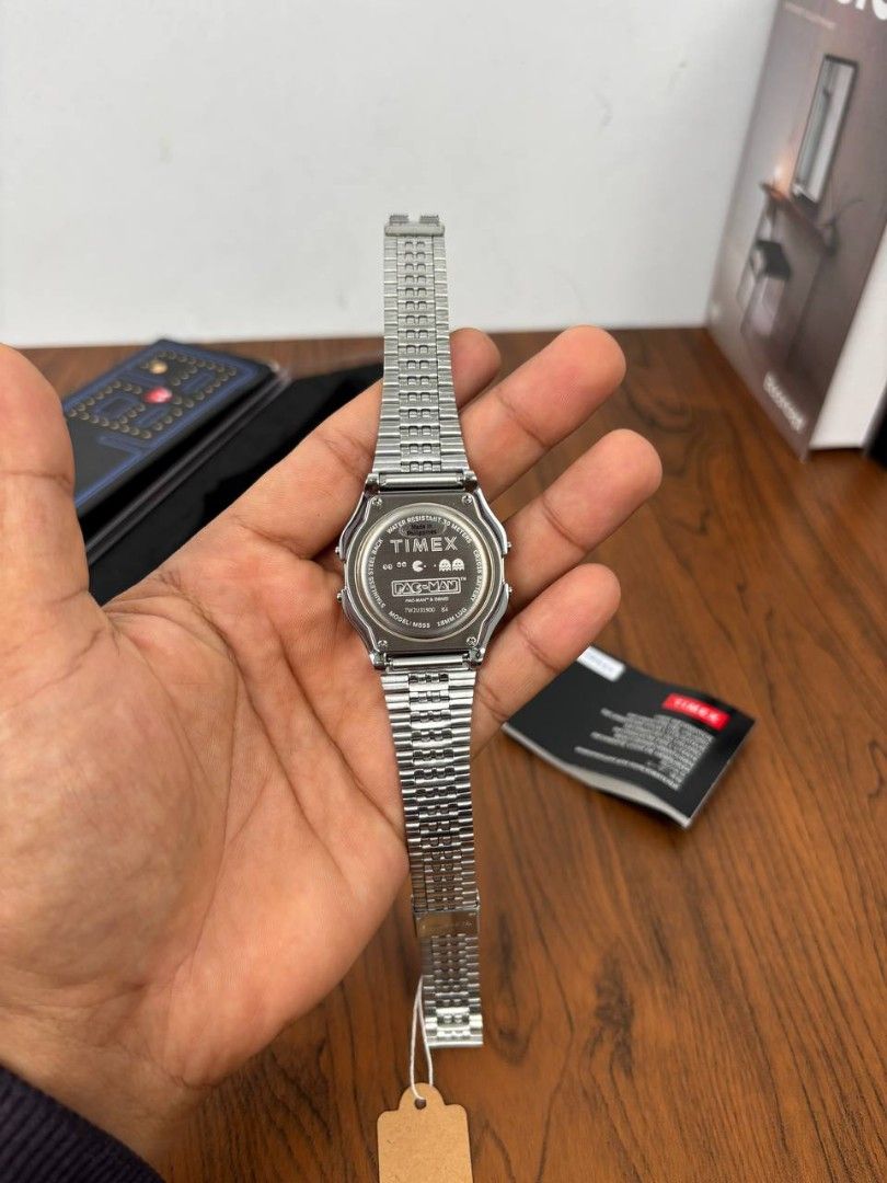 TIMEX T80 X PAC-MAN STAINLESS STEEL WATCH, Luxury, Watches on Carousell