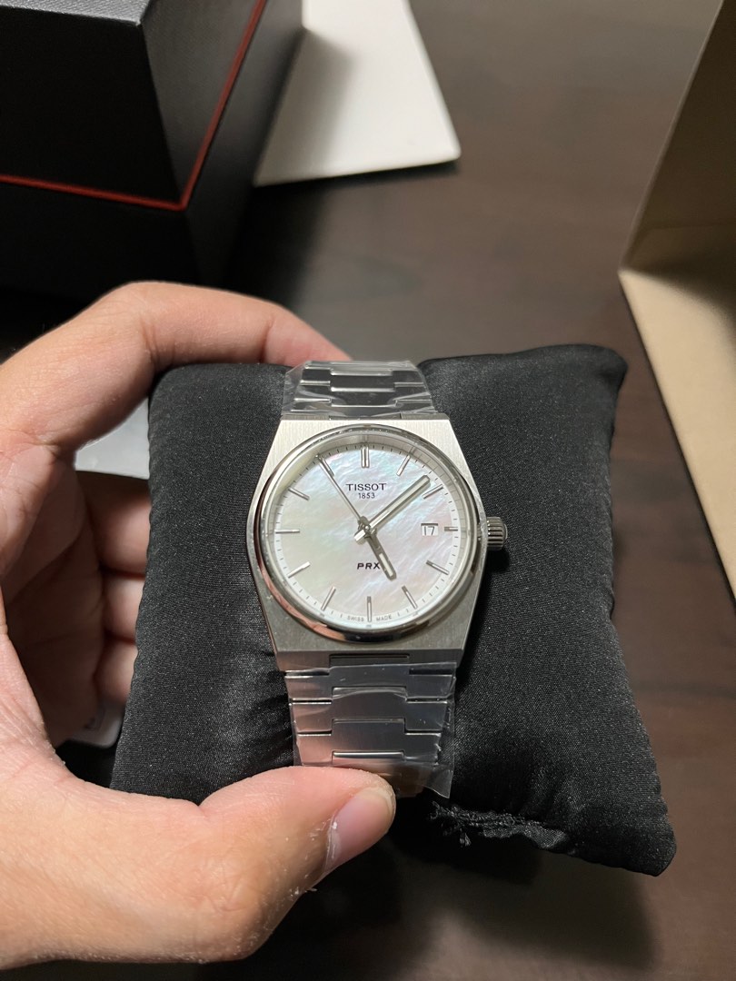Tissot Prx Mother of Pearl 35mm (quartz), Women's Fashion, Watches ...