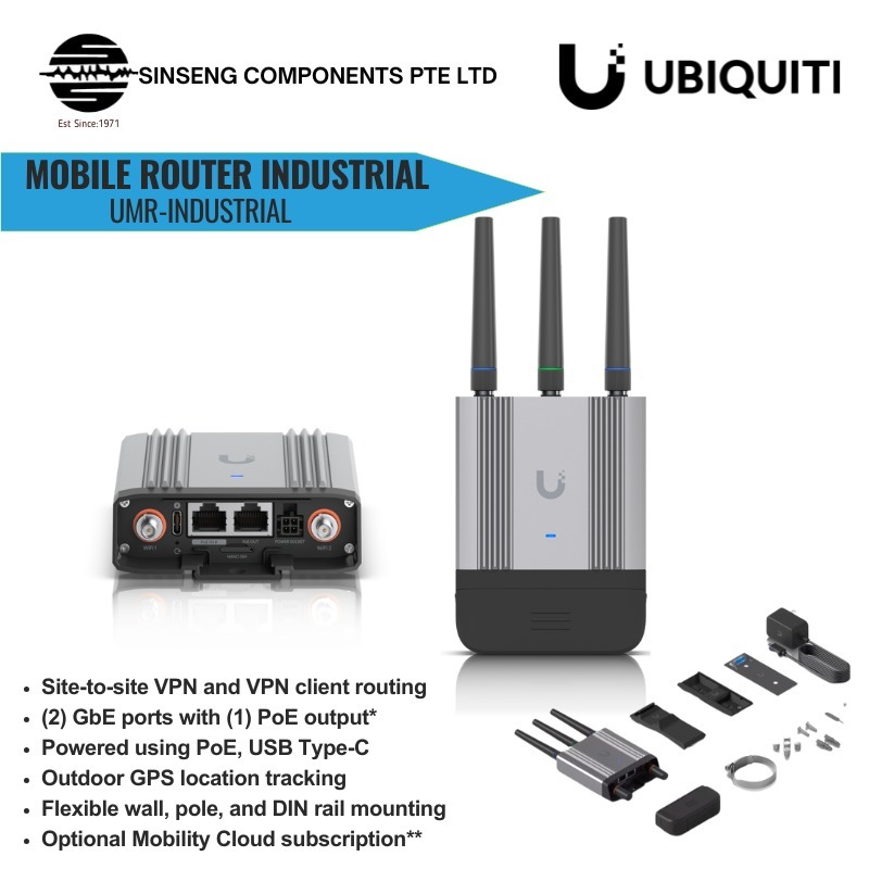 Unifi UMR-Industrial 4G LTE Mobile 4G/5G Sim Card Router - Backup ...