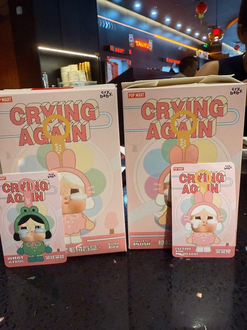 UNWRAPPED Crybaby Crying Again. Confirmed Box (with receipt proof in ...