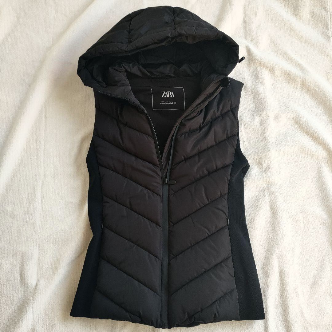 Vest Zara puffer Black / Jaket outer, Fesyen Wanita, Pakaian Wanita ...