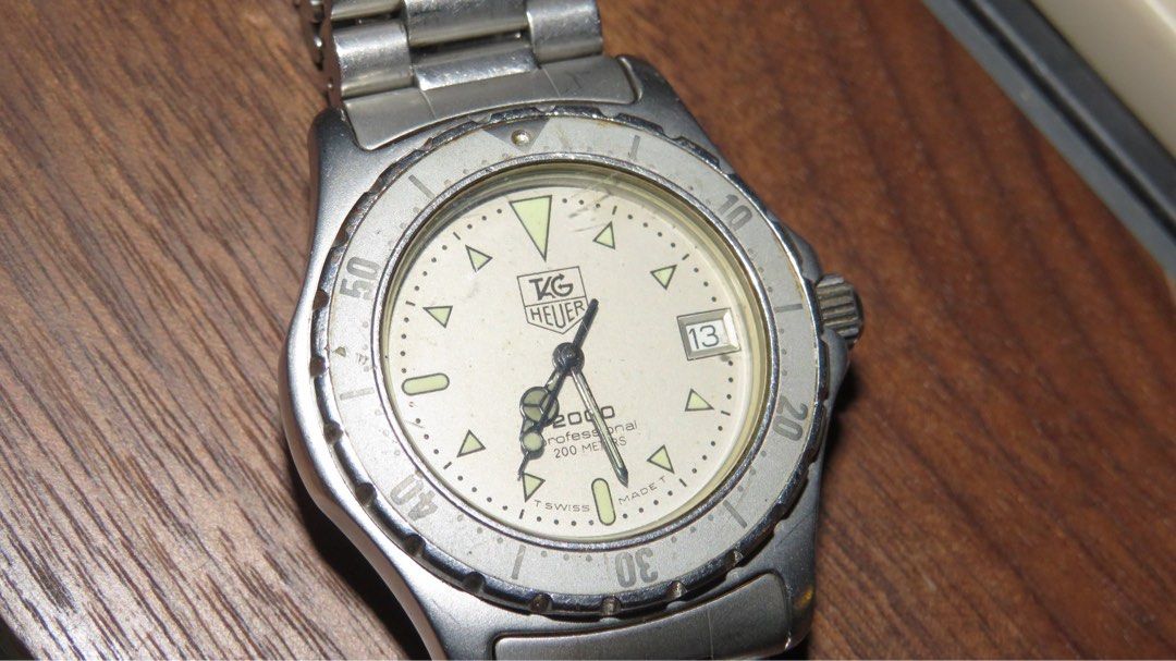 Vintage TAG Heuer 2000 Professional Diver Watch (Ref. 972.013), Men's Fashion, Watches ...